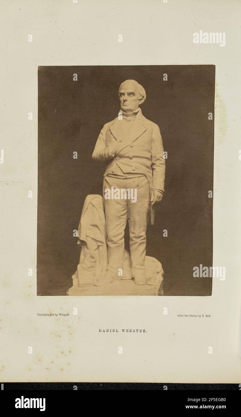 Daniel Webster. J.A. Whipple (American, 1822 - 1891 Stock Photo - Alamy