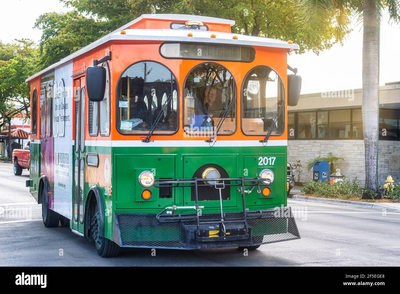 Miami trolley hi-res stock photography and images - Alamy