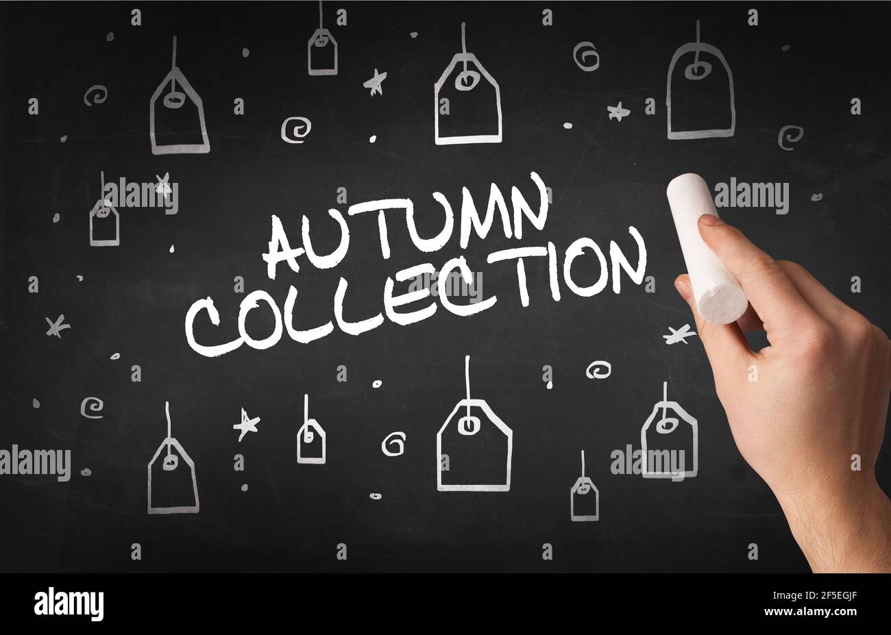 Hand drawing online shopping concept Stock Photo - Alamy