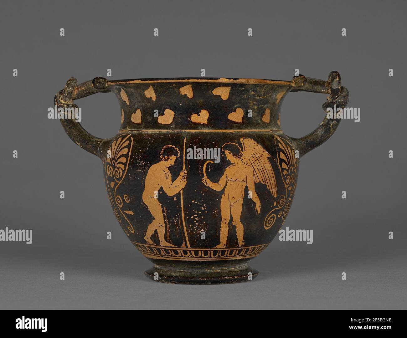 Attic Red-Figure Kantharoid Skyphos. Aison (Greek (Attic), active 425 ...