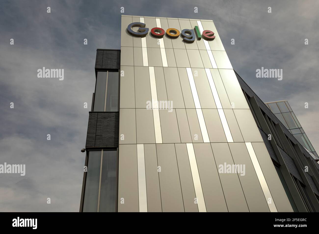 Google Logo Sign and building. Kitchener Ontario Canada Stock Photo - Alamy