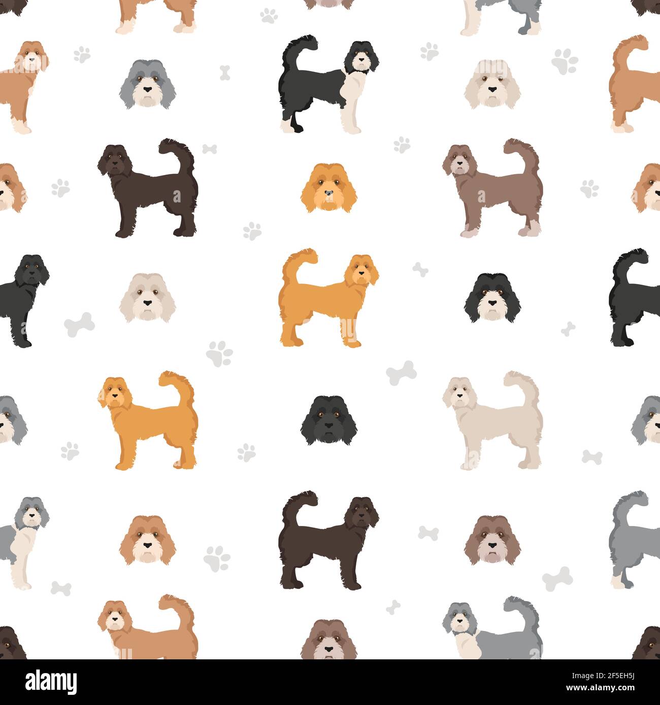 Labradoodle dog silhouette hi-res stock photography and images - Alamy