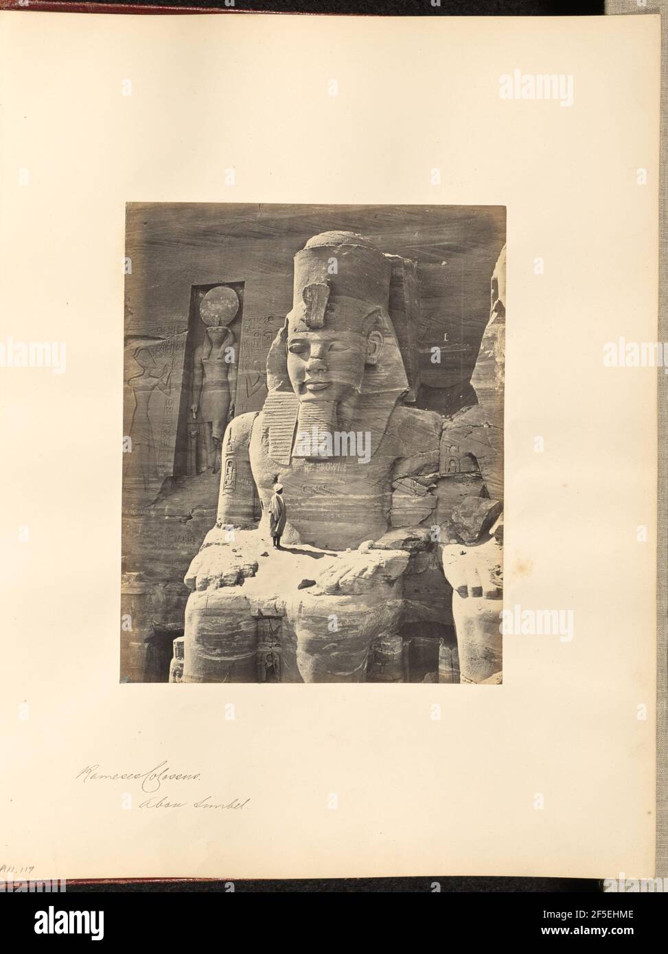 Rameses Colossus, Abou Simbel. Francis Frith (English, 1822 - 1898 ...