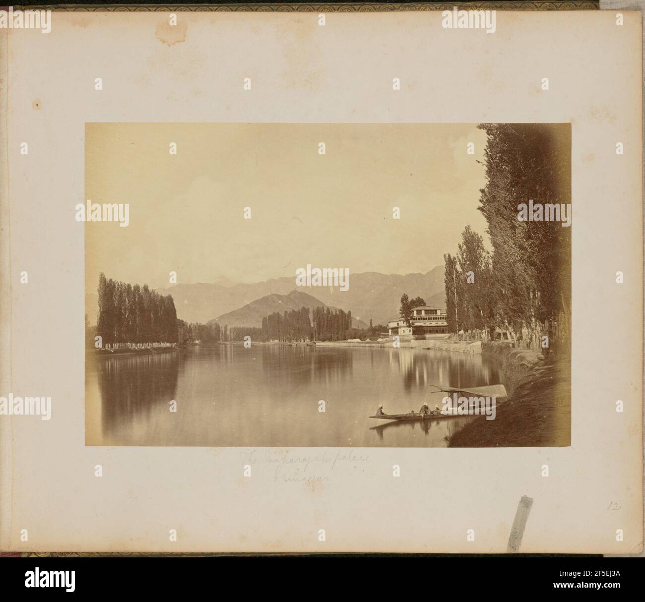 The Maharajahs sic Palace. Srinaggar. John Edward Saché (Prussian or ...