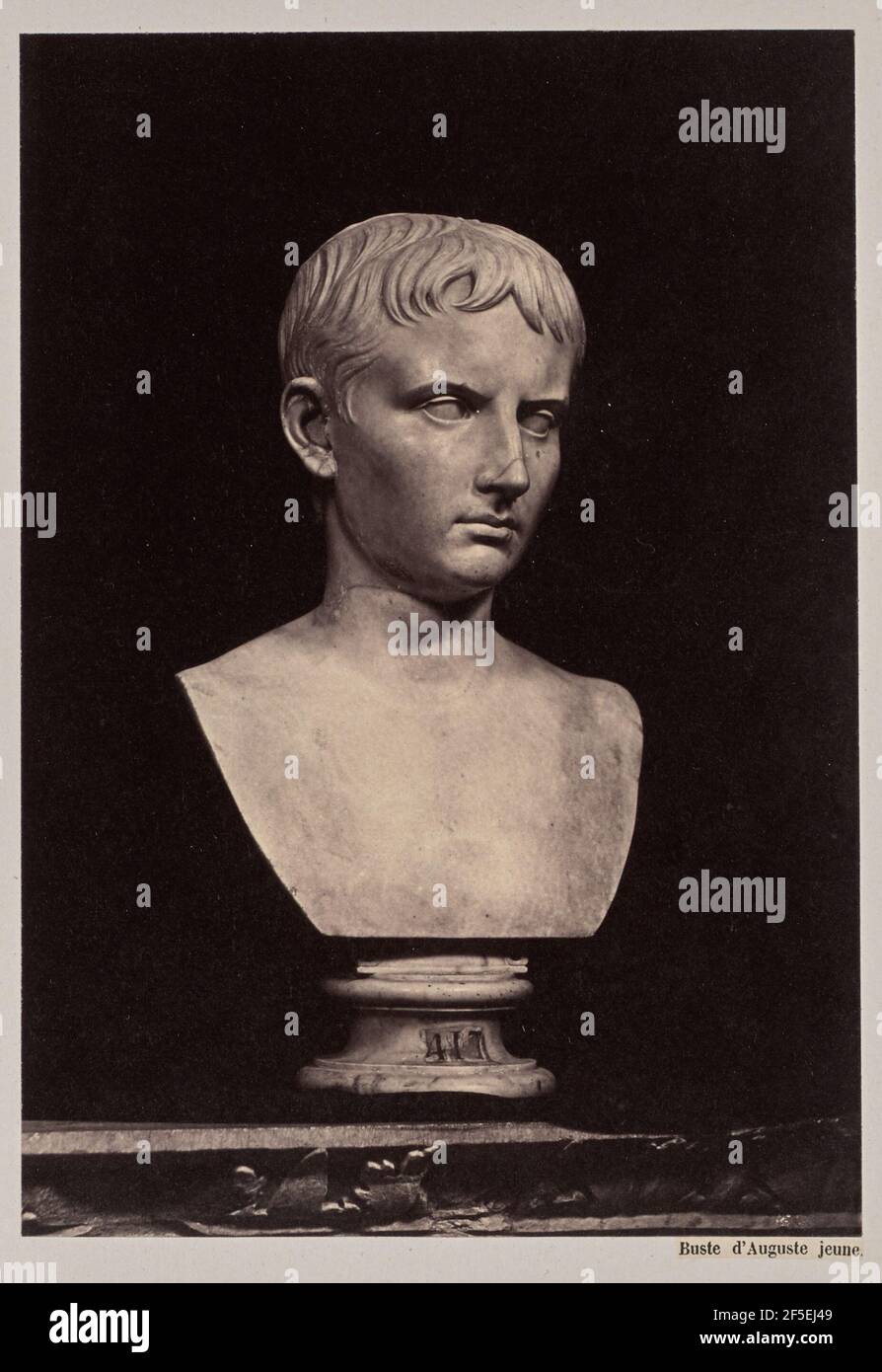 Buste d'Auguste jeune. Probably James Anderson (British, 1813 - 1877 ...