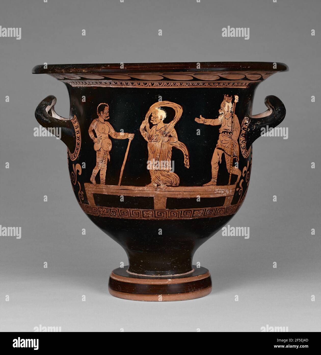 Apulian Red-Figure Bell Krater. Attributed to the Cotugno Painter ...