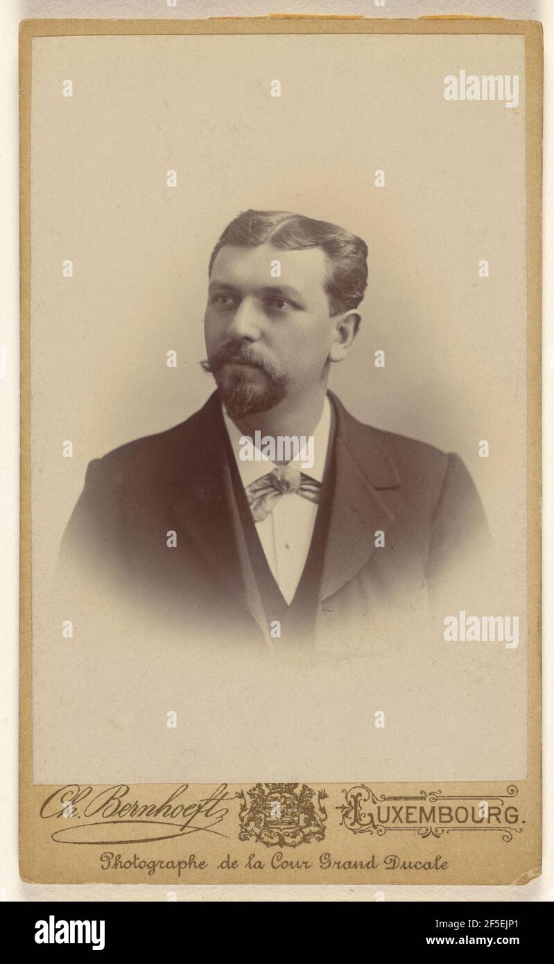 Unidentified man with a Van Dyke beard, in 3/4 profile. Charles ...