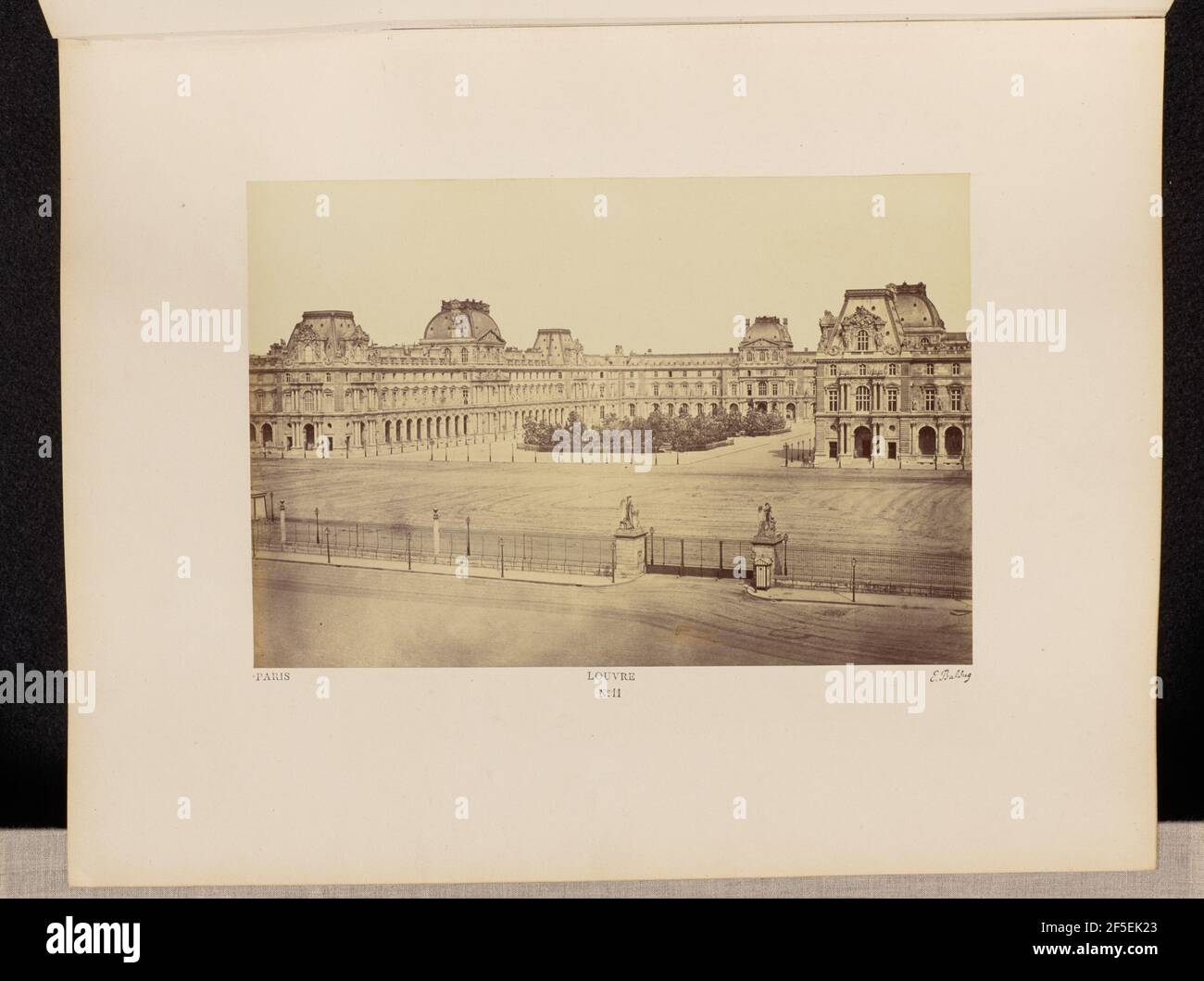 Louvre (No. 11). Édouard Baldus (French, born Germany, 1813 - 1889 Stock Photo - Alamy