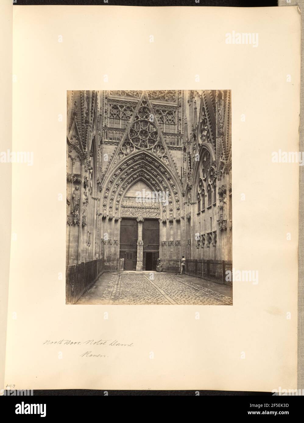 North Door, Notre-Dame, Rouen. Francis Frith (English, 1822 - 1898 ...