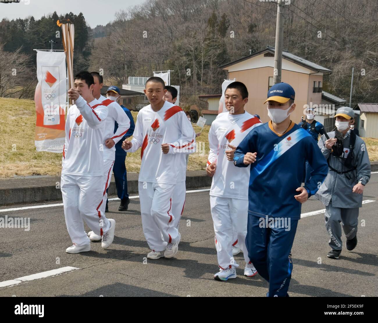 Torchbearers masks hi-res stock photography and images - Alamy