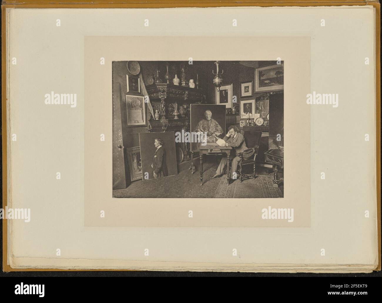 Thomas Oldham Barlow, R.A.. J. P. Mayall (British, 1839 - 1906 Stock ...