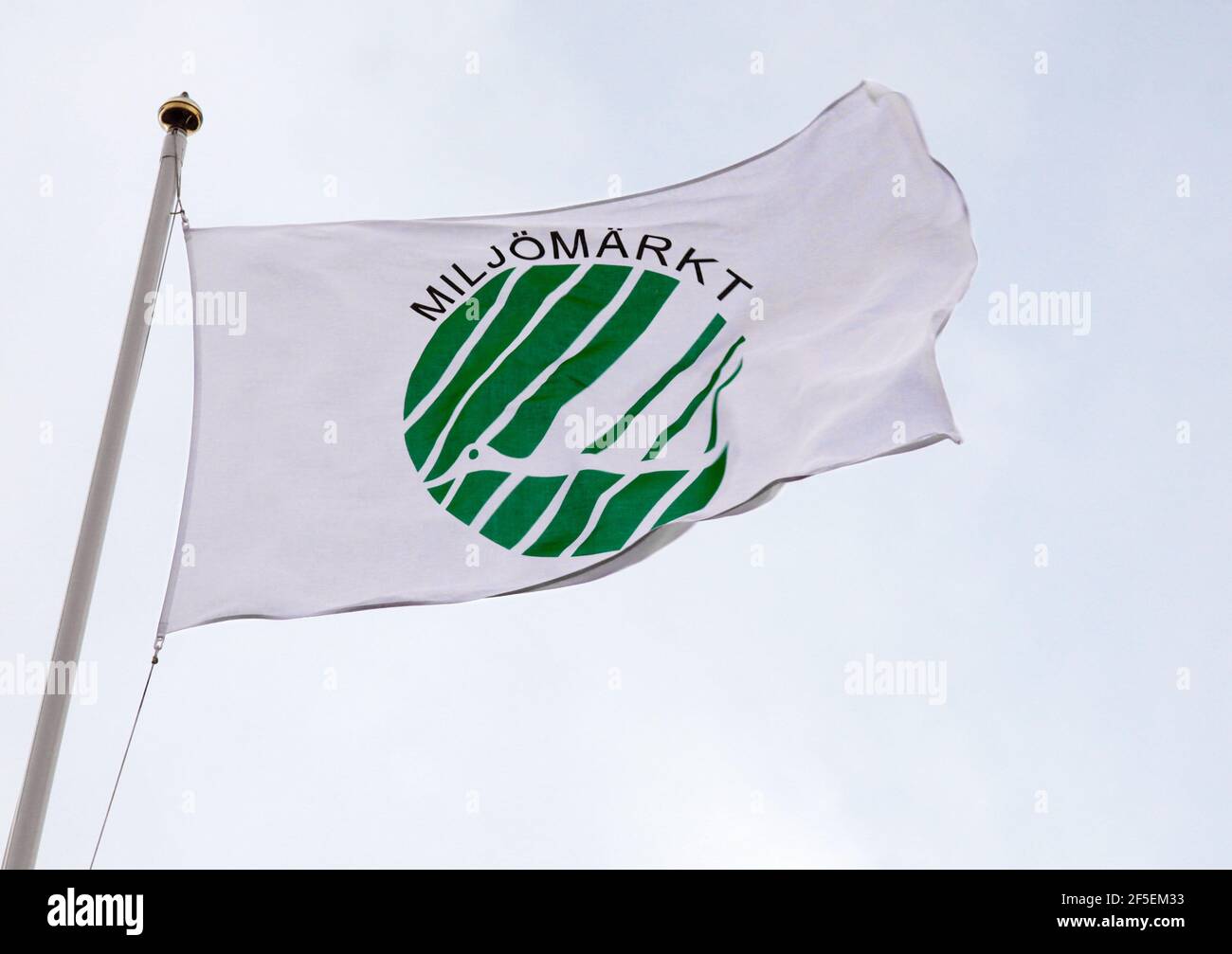 Ecolabelling swan flag hi-res stock photography and images - Alamy