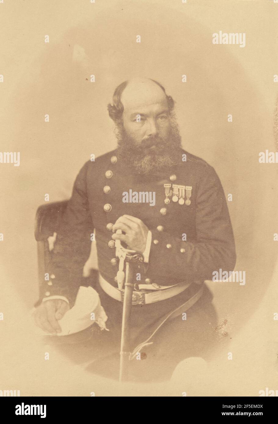 Lieutenant Colonel Pratt CB. Unknown maker Stock Photo - Alamy