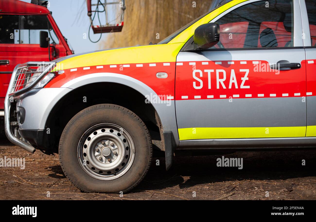 Polish firefighter hi-res stock photography and images - Alamy