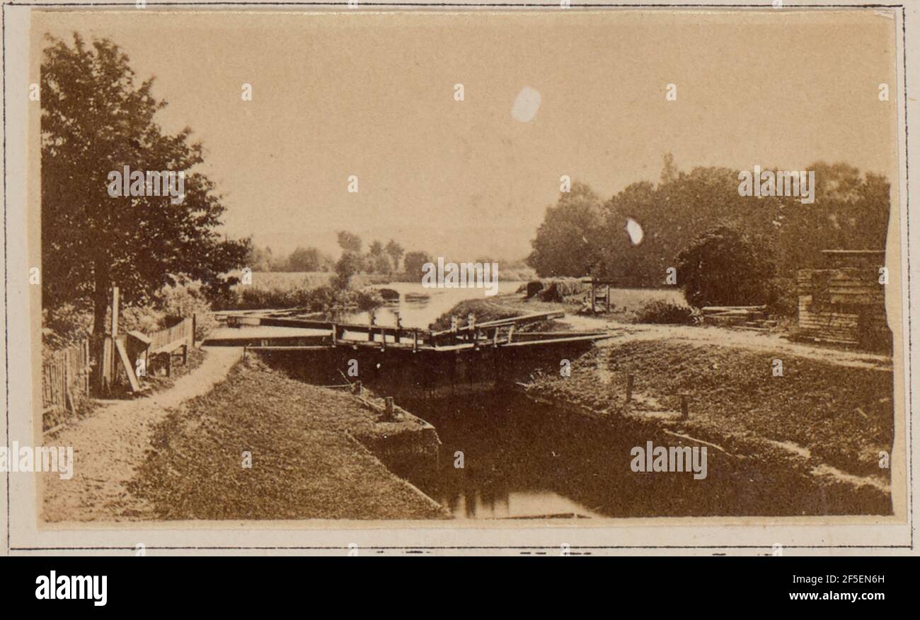 Old Windsor Lock. Henry W. Taunt (British, 1842 - 1922 Stock Photo - Alamy