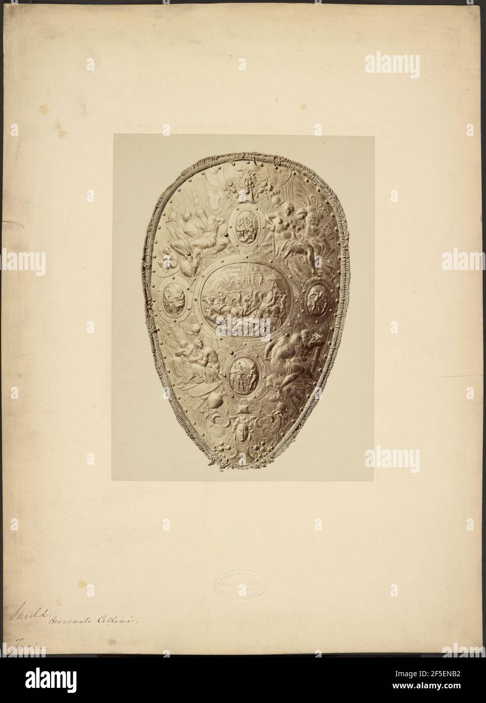 Cellini shield hi-res stock photography and images - Alamy