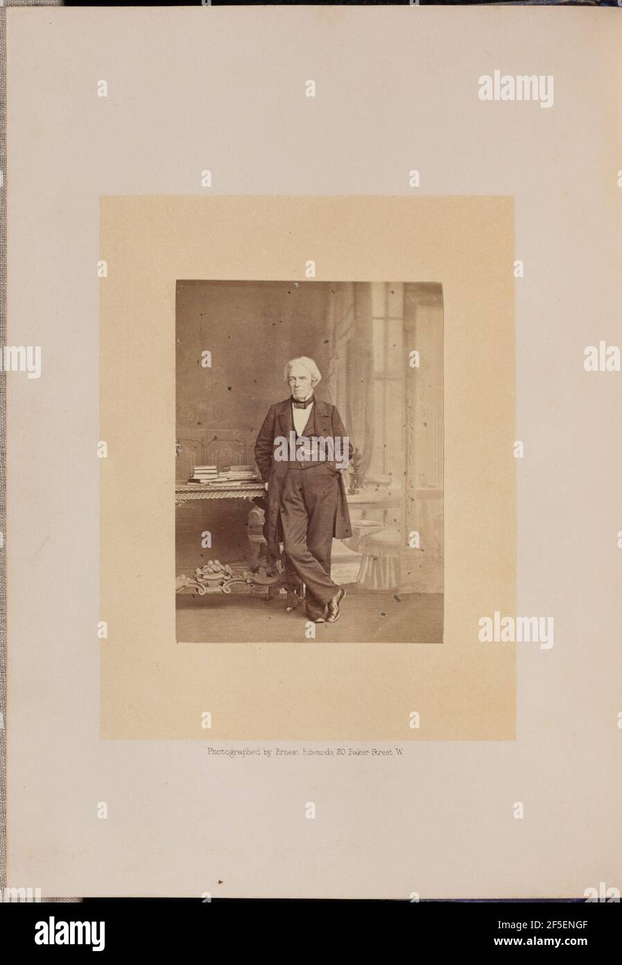 Michael Faraday. Ernest H. Edwards (British, 1837 - 1903 Stock Photo ...