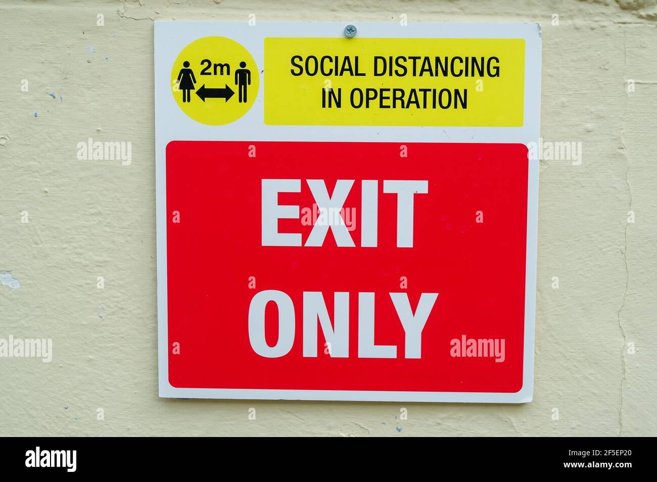 Emergency exit only sign hi-res stock photography and images - Alamy
