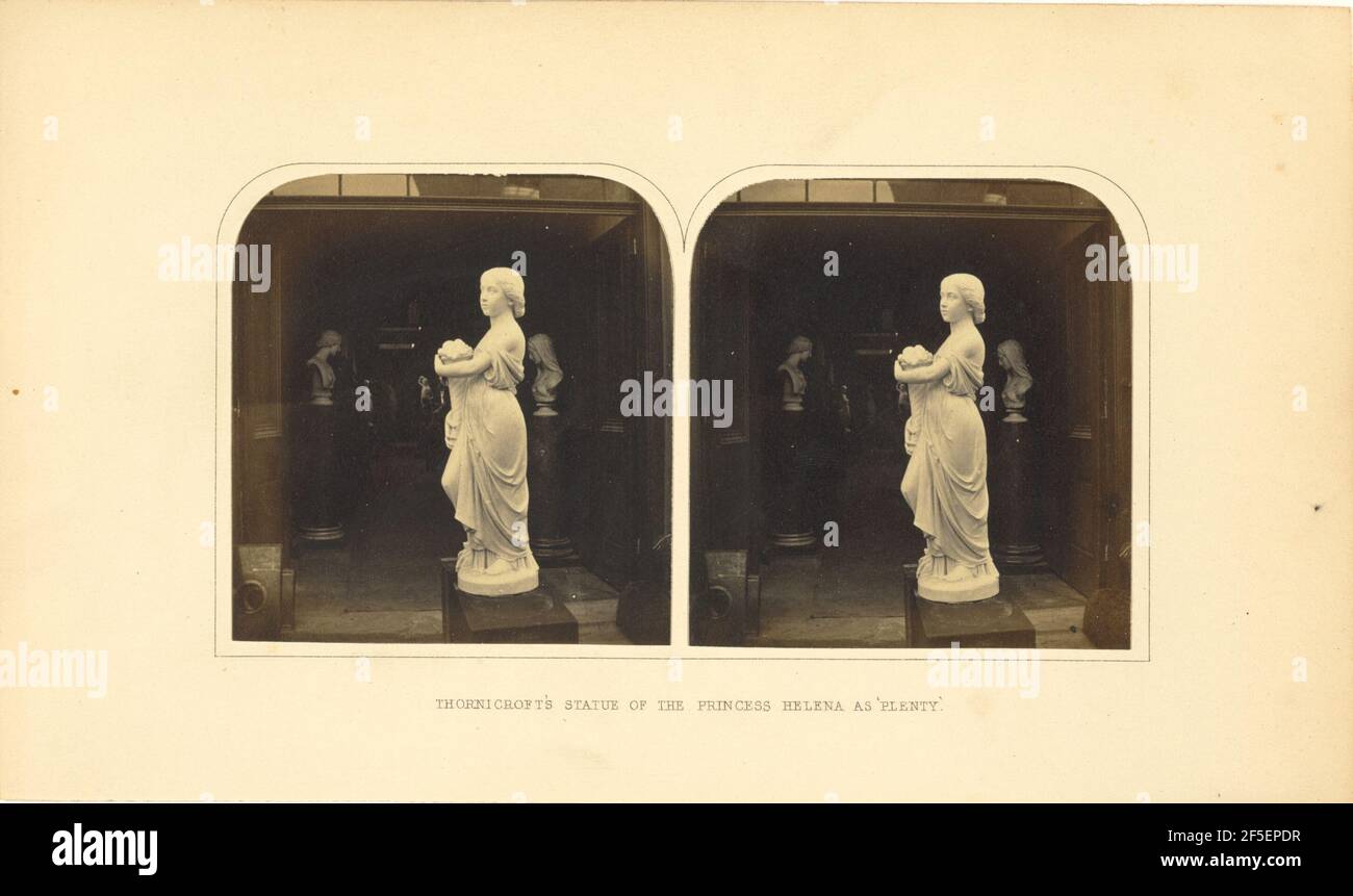 Thornycroft's Statue of the Princess Helena as 'Plenty'. Roger Fenton ...