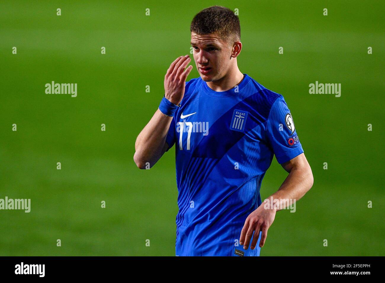 GRANADA, SPAIN - MARCH 25: Christos Tzolis of Greece during the FIFA ...