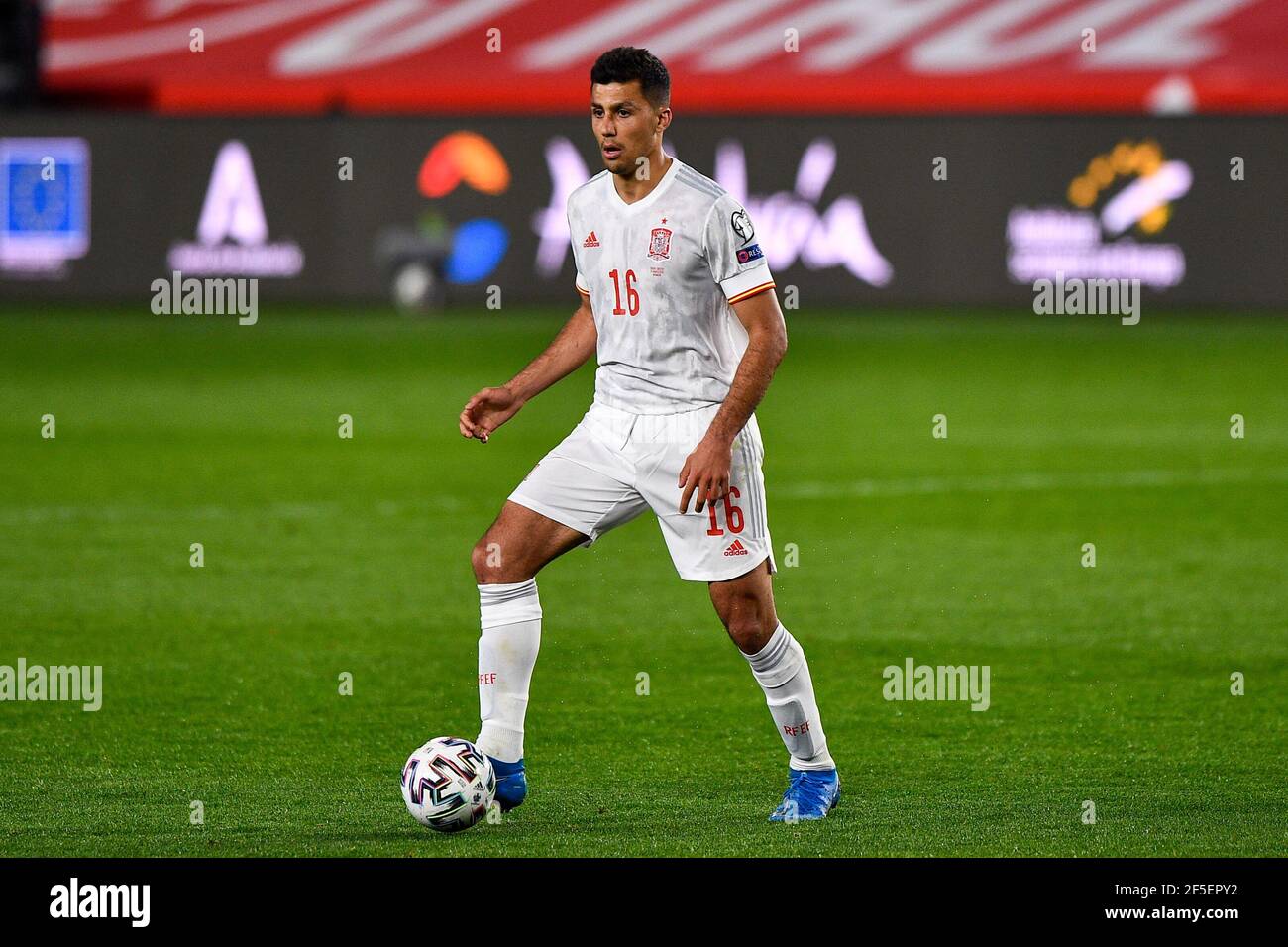 GRANADA, SPAIN - MARCH 25: Rodri of Spain during the FIFA World Cup ...