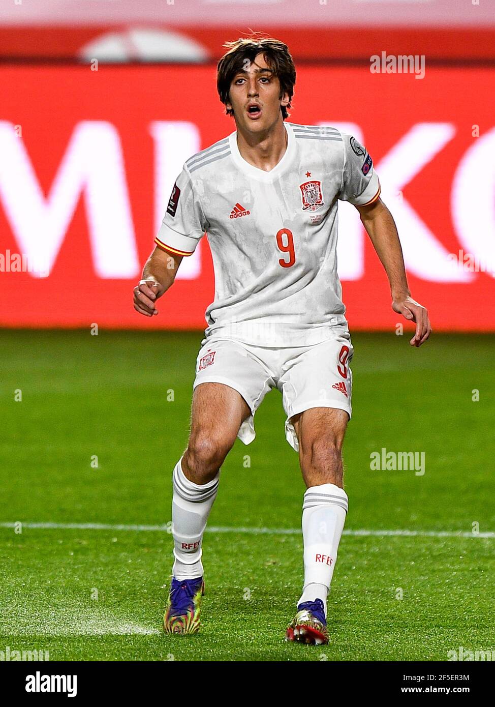 GRANADA, SPAIN - MARCH 25: Bryan Gil of Spain during the FIFA World Cup ...