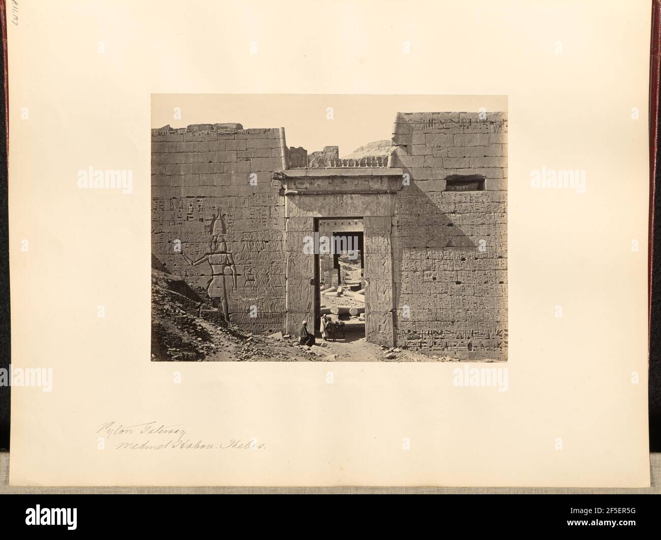 Pylon Gateway, Medinet Habou, Thebes. Francis Frith (English, 1822 ...