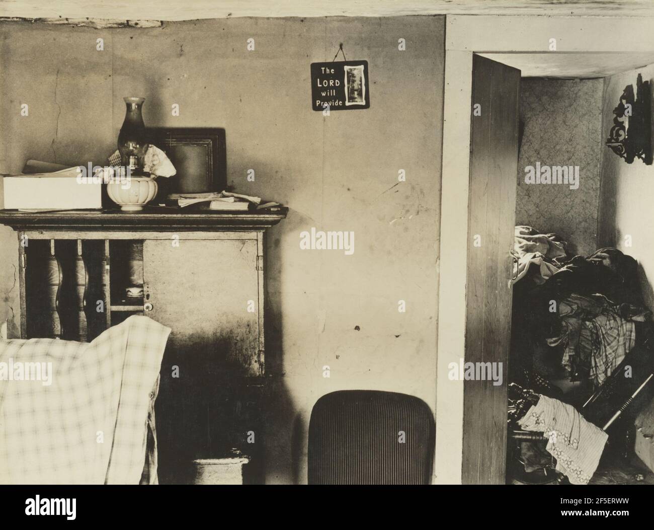 New York State Farm Interior. Walker Evans (American, 1903 - 1975 Stock ...