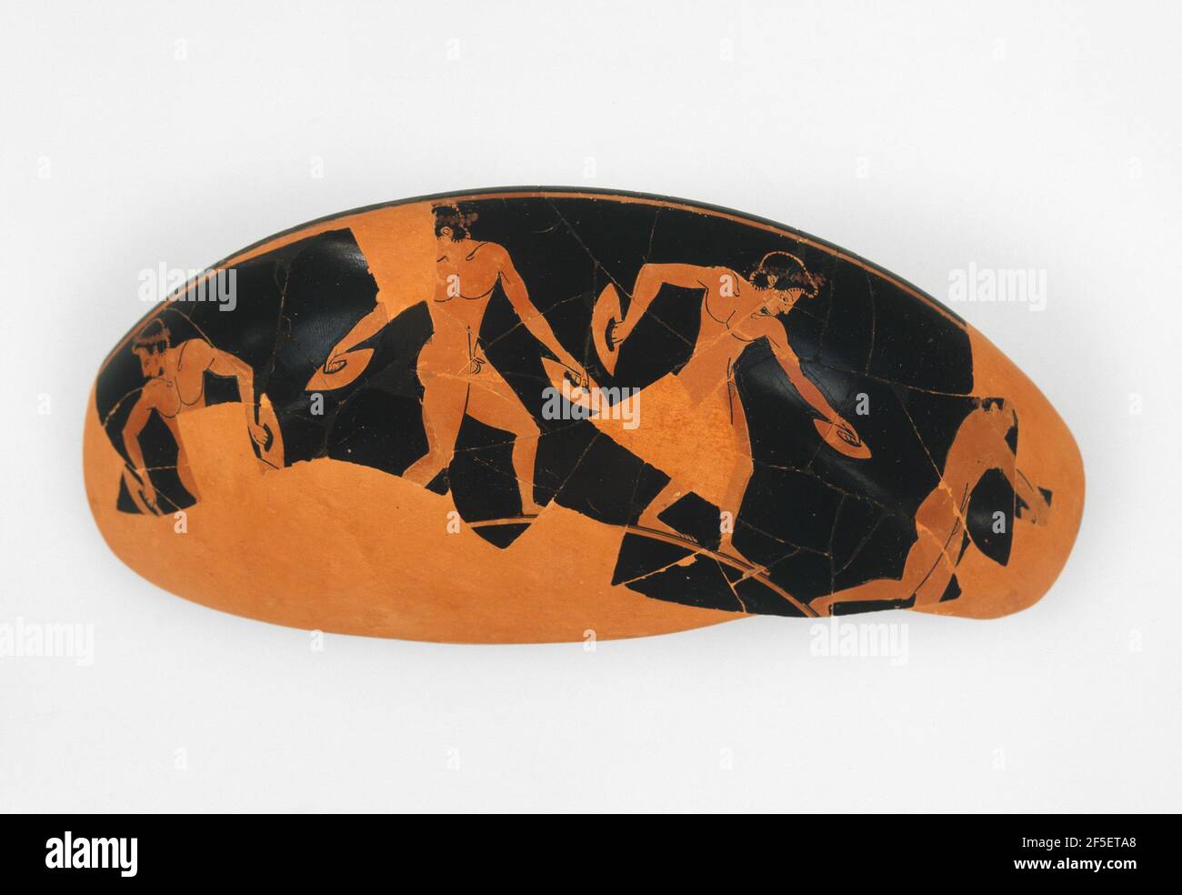 Attic Red-Figure Cup Fragment. Wider Circle of Nikosthenes Painter ...