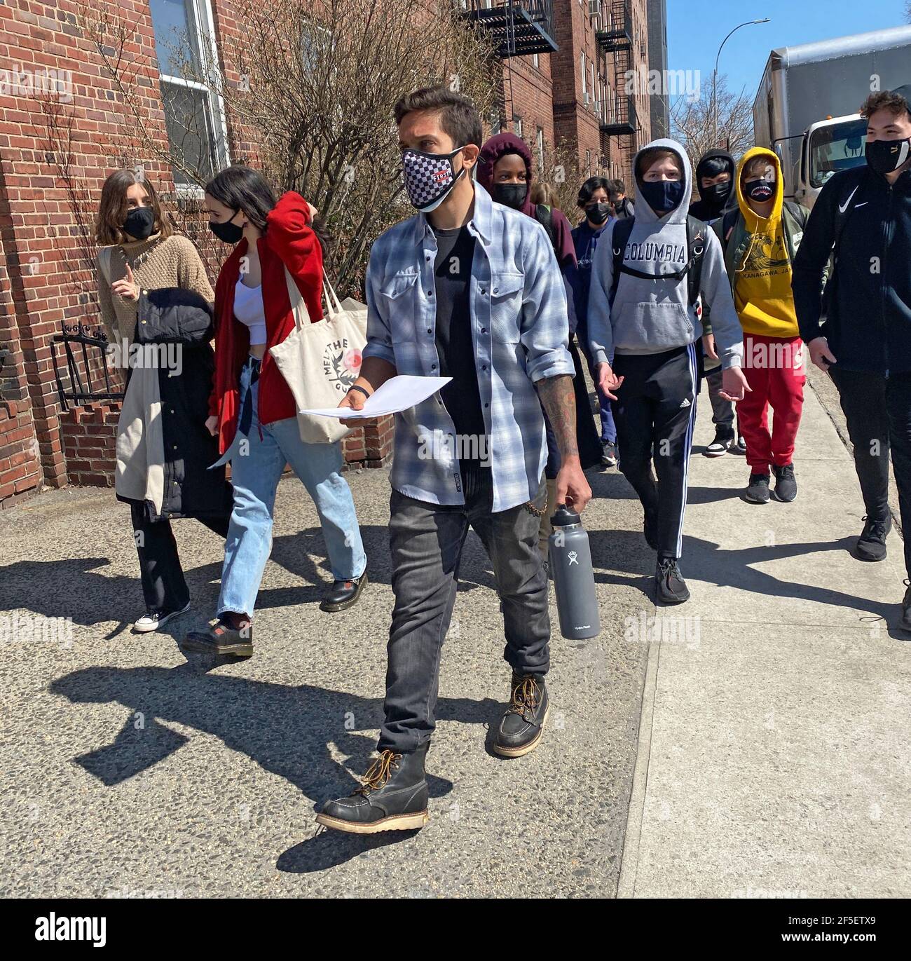 High School Kids Walking
