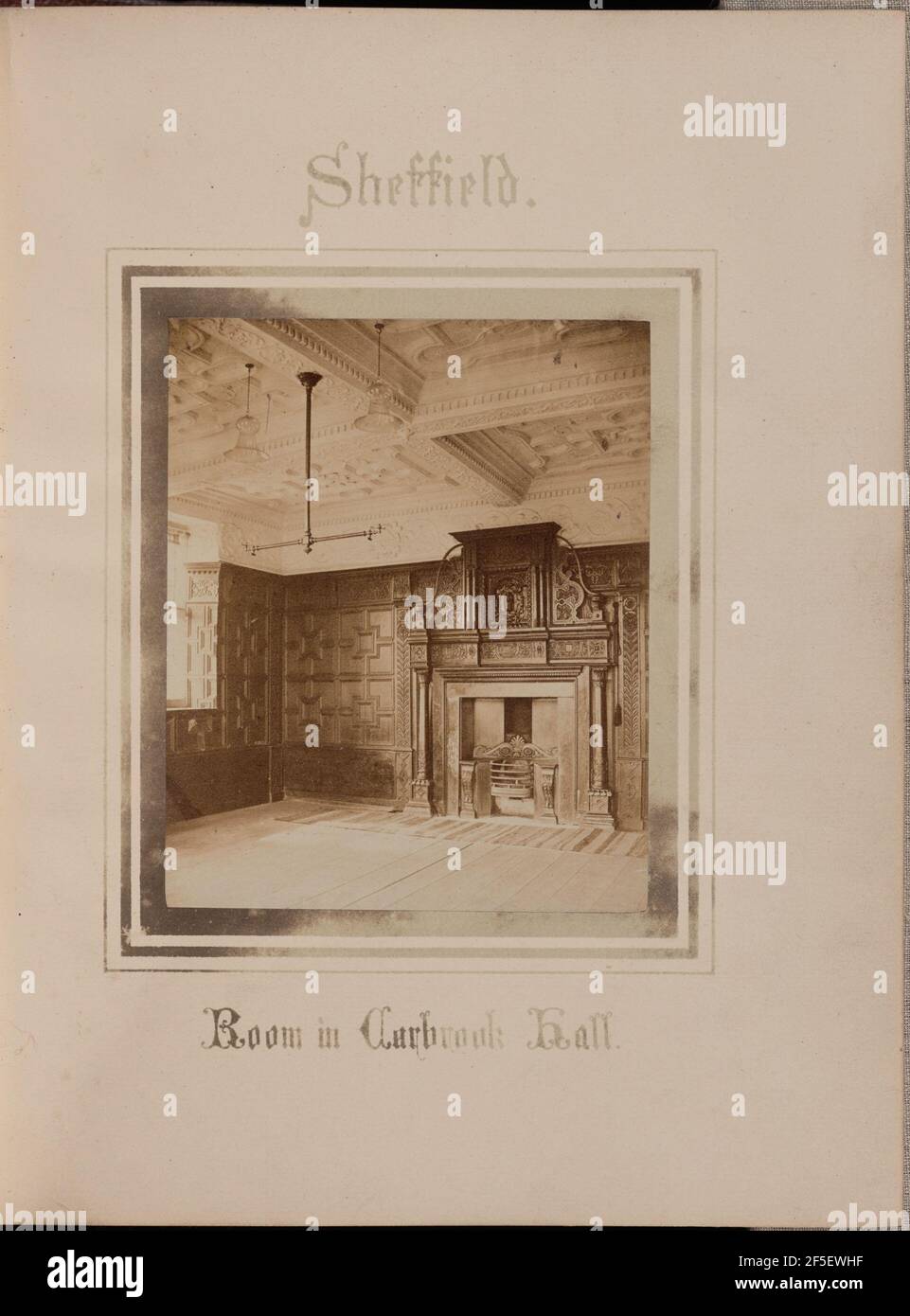 Room in Carbrook Hall. Theophilus Smith (British, active 1860s Stock ...