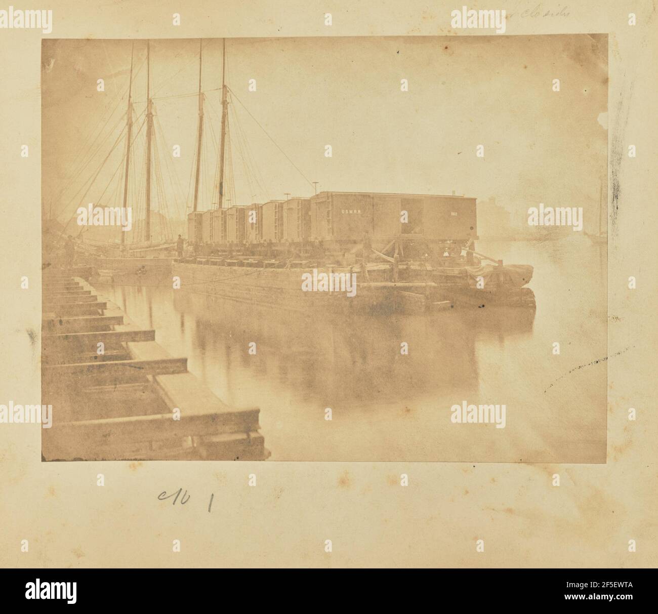 Transportation on the Potomac. A.J. Russell (American, 1830 - 1902 ...