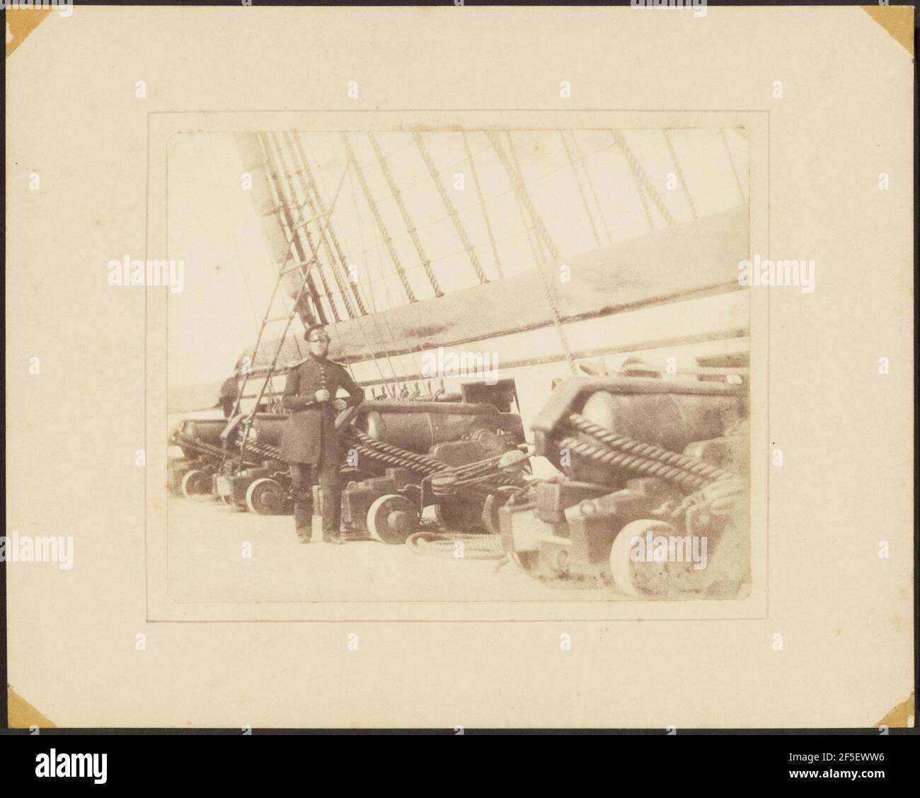 On Board the HMS Superb Stock Photo - Alamy