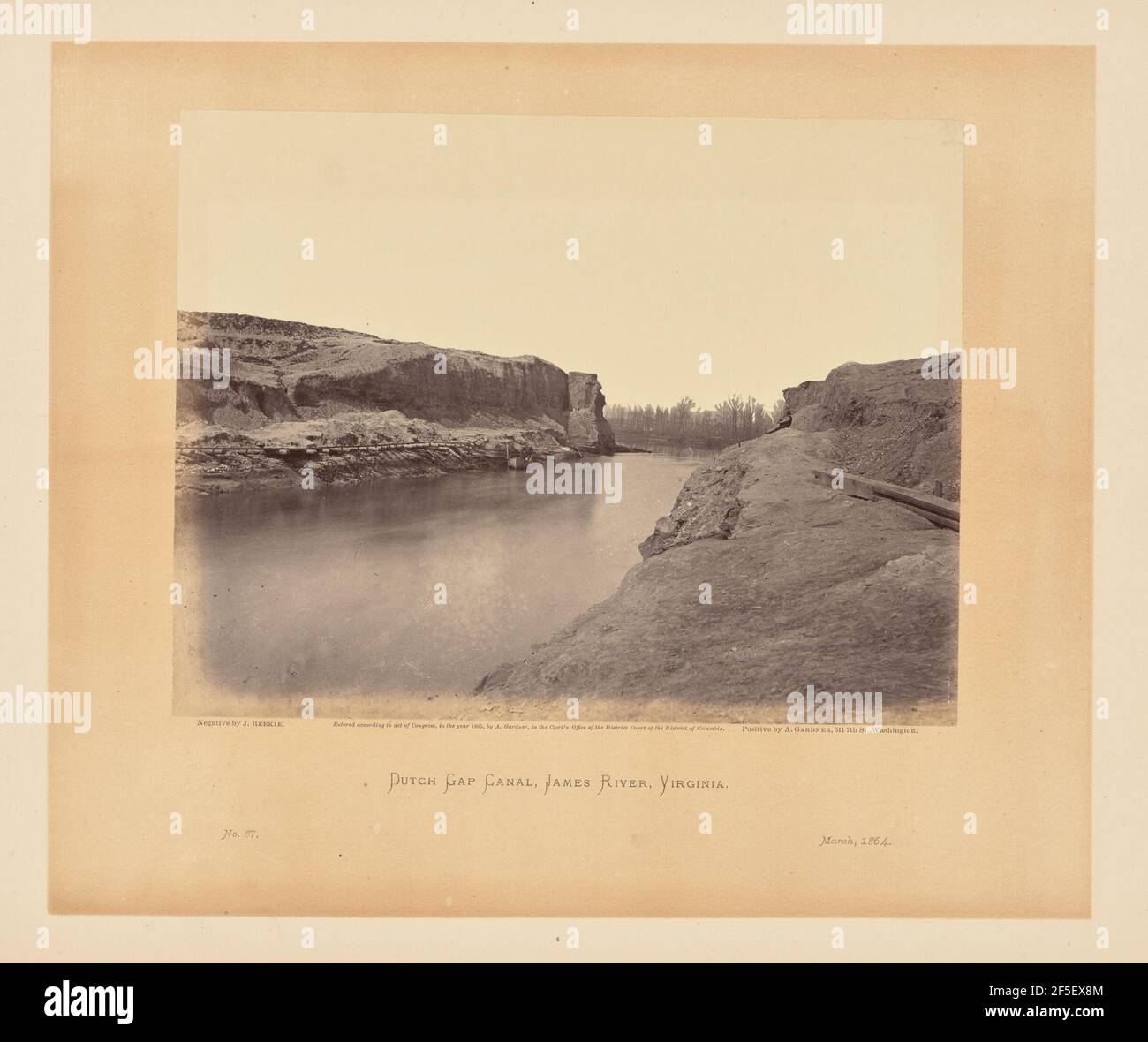 Dutch Gap Canal, James River, Virginia Stock Photo - Alamy