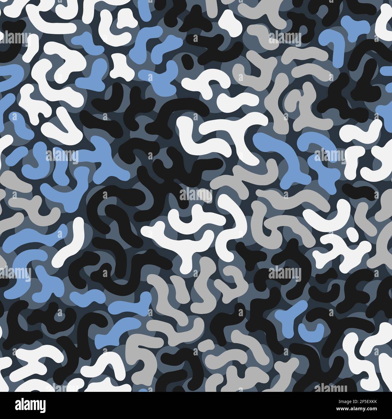 Vector hand drawn monochrome purifier fish skin seamless pattern Stock ...