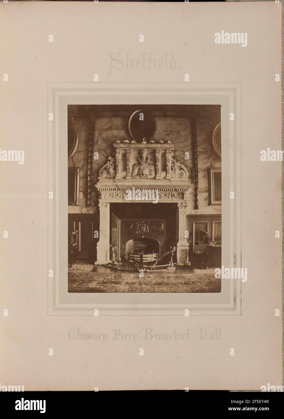 Chimney Piece, Beauchief Hall. Theophilus Smith (British, active 1860s ...