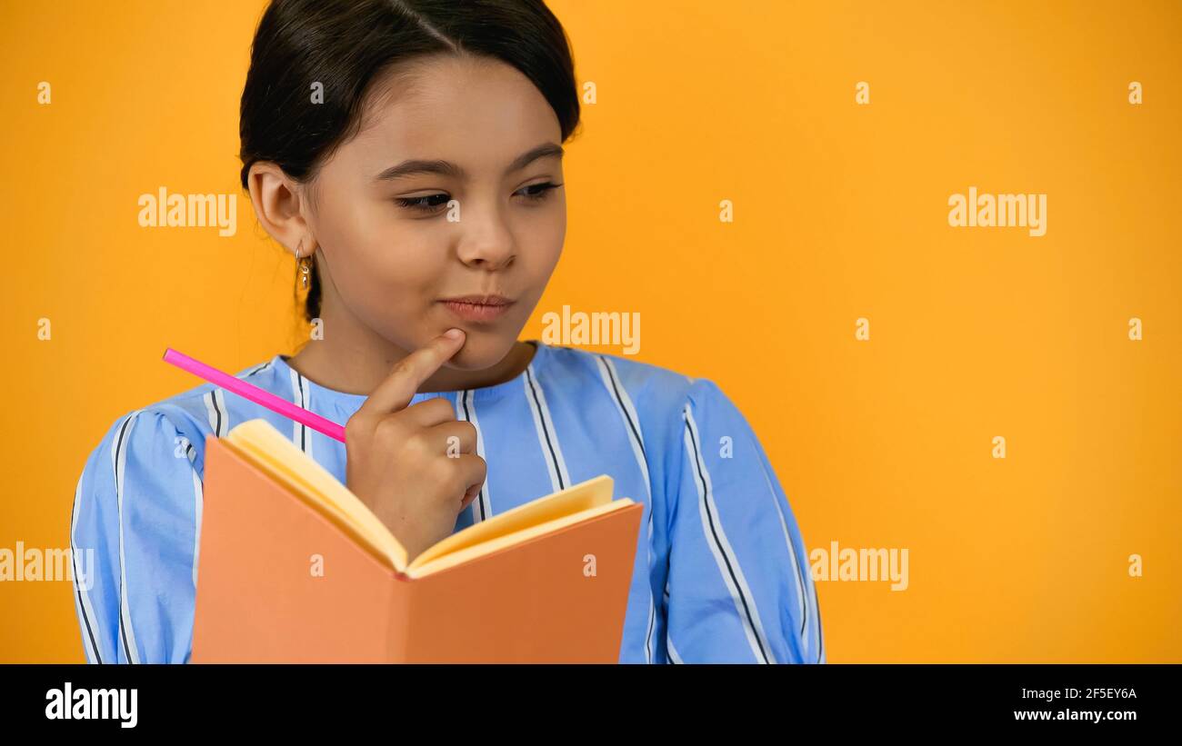 Kid Holding Pencil High Resolution Stock Photography and Images - Alamy