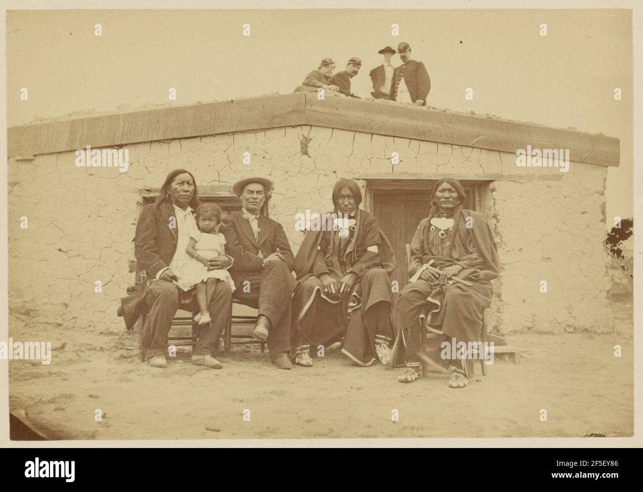 Little Raven, Chief of the Arapahoes, and William Bent, the Oldest ...