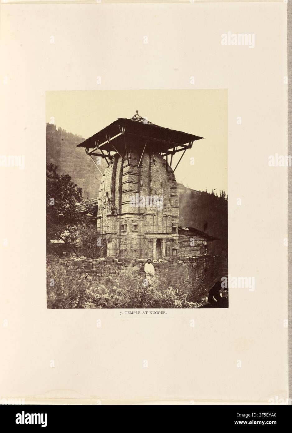 Temple at Nugger. Philip Henry Egerton (British, active 1860s Stock ...