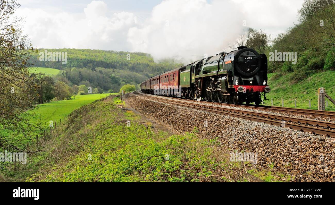 Oliver cromwell 70013 steam locomotive hi-res stock photography and ...