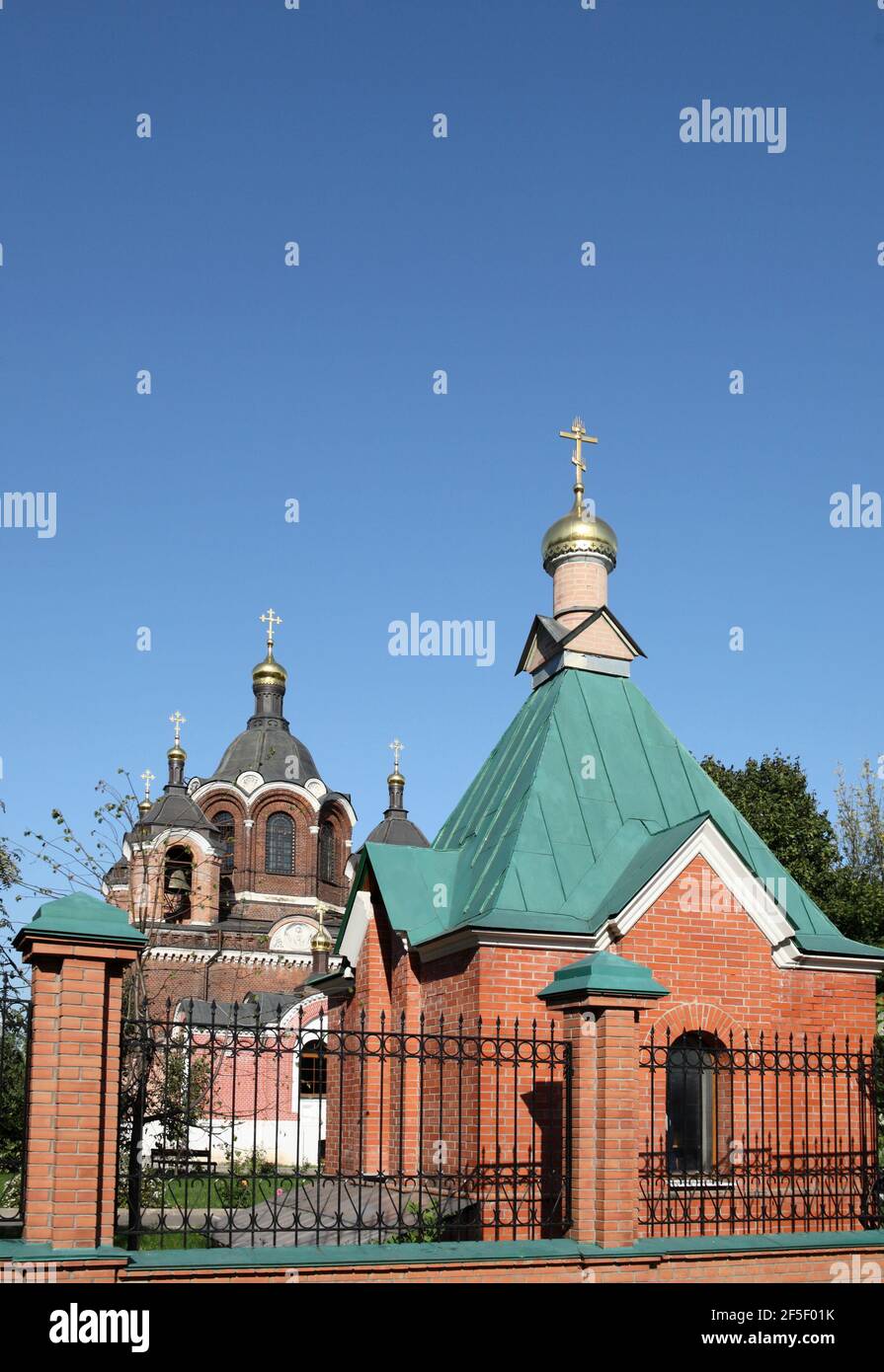 church in the daytime on sky background Stock Photo - Alamy