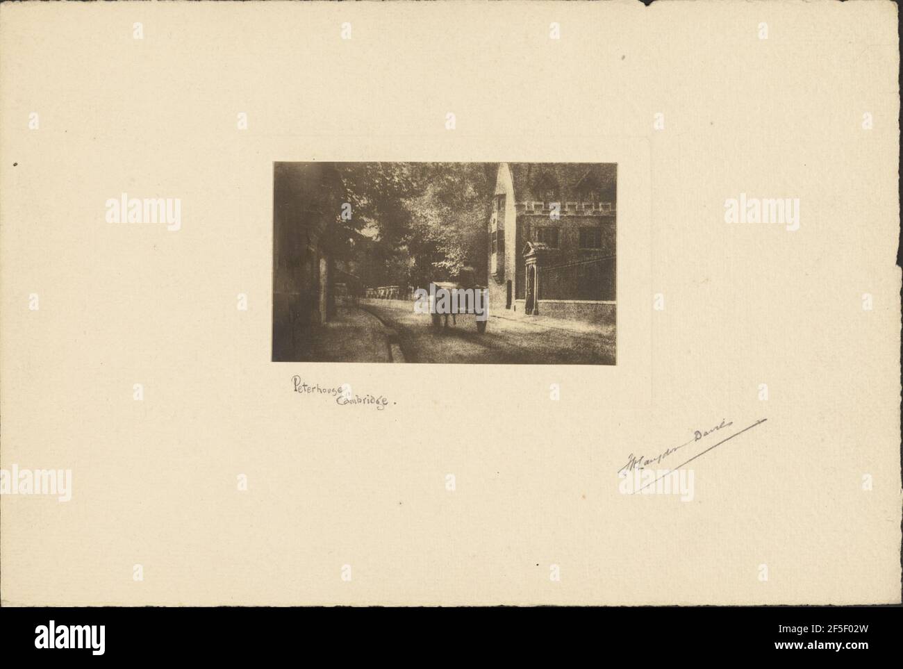 Peterhouse, Cambridge. Frederick H. Langdon-Davies (English, 1868 ...