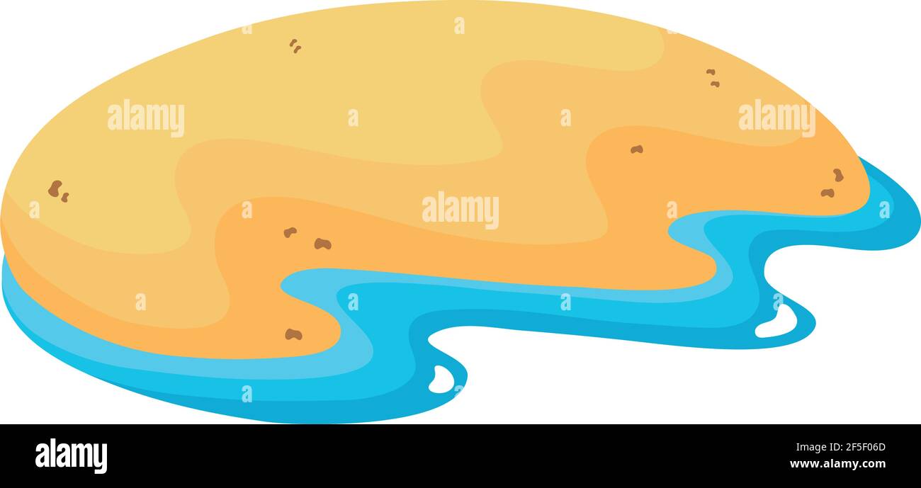 beach sand scene Stock Vector Image & Art - Alamy