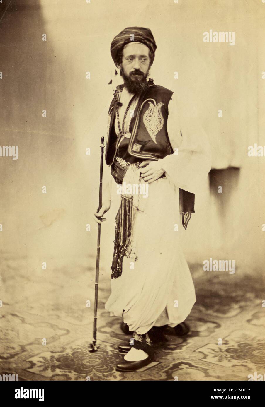 Male Costume Study. Roger Fenton (English, 1819 - 1869 Stock Photo - Alamy
