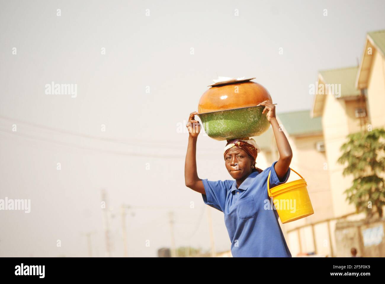 A Pito seller Stock Photo - Alamy