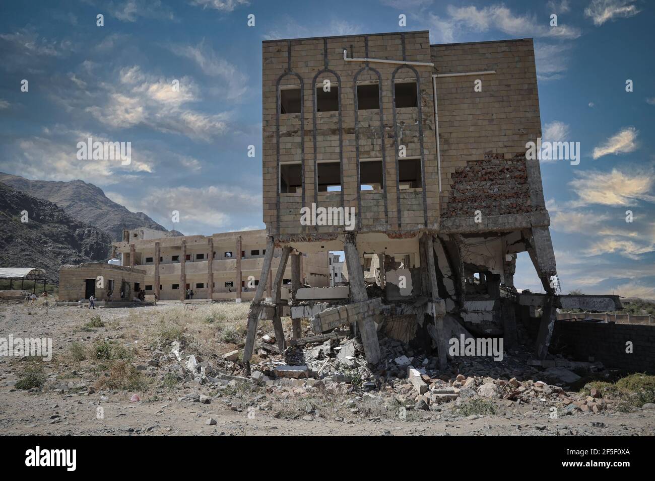 Classroom destruction destroyed hi-res stock photography and images - Alamy