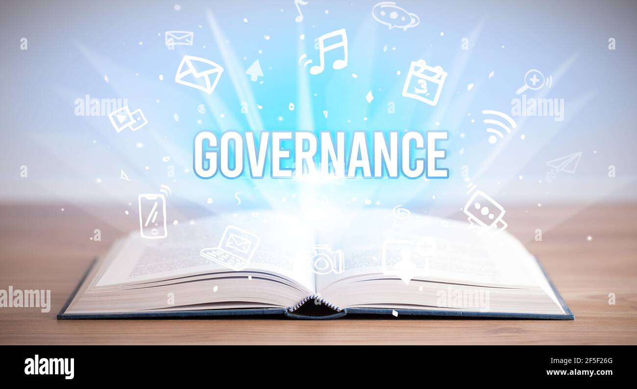 open book with business inscription Stock Photo - Alamy