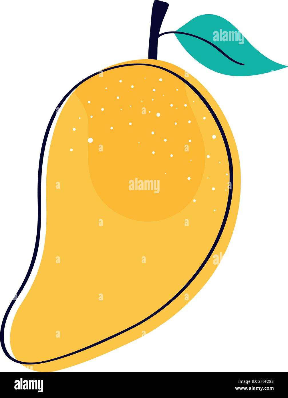 mango tropical fruit Stock Vector Image & Art - Alamy