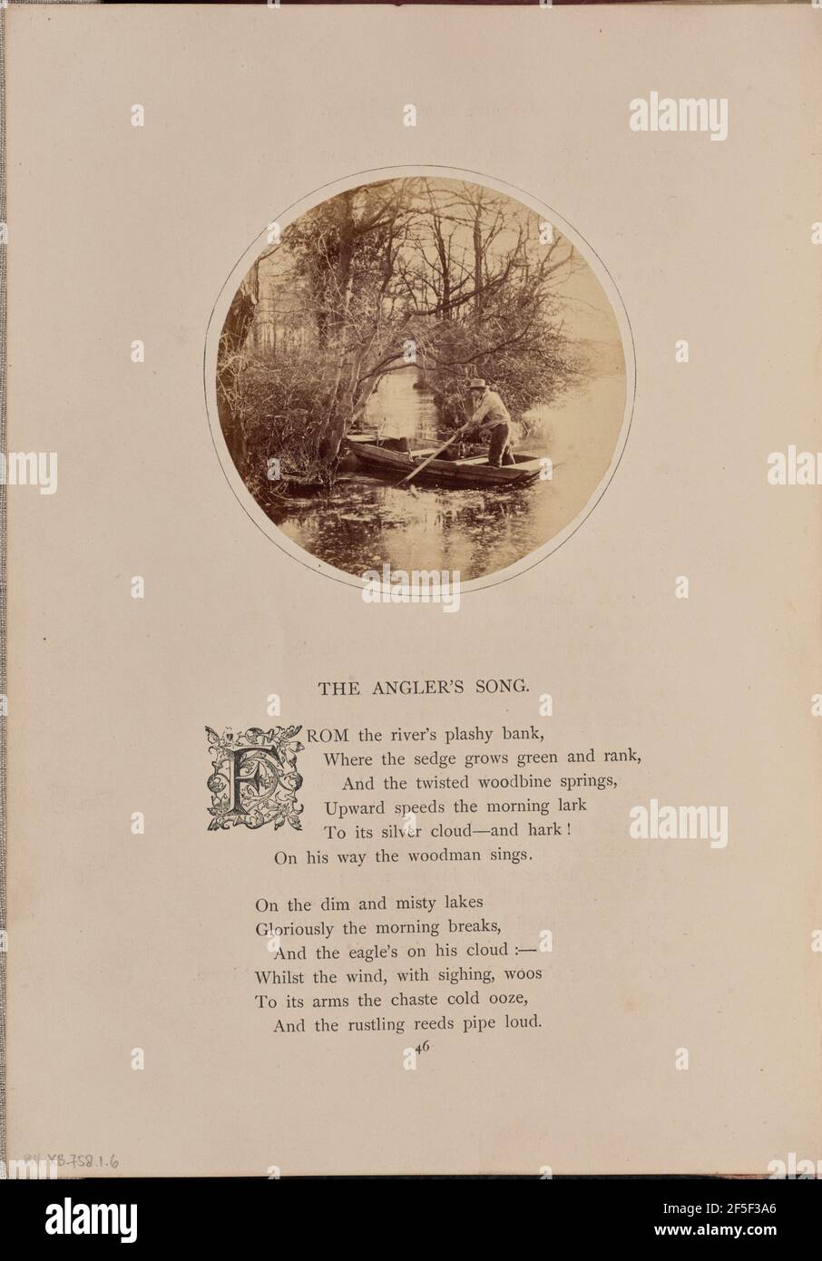 A man punting, England. William Grundy (English, 1806 - 1859 Stock ...