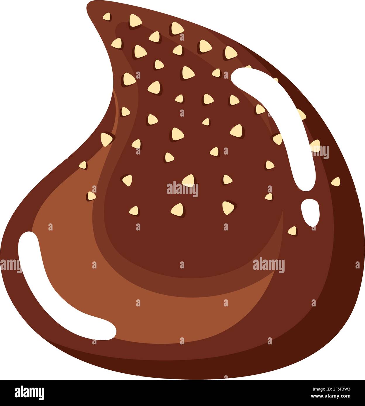 sweet drop chocolate Stock Vector Image & Art - Alamy
